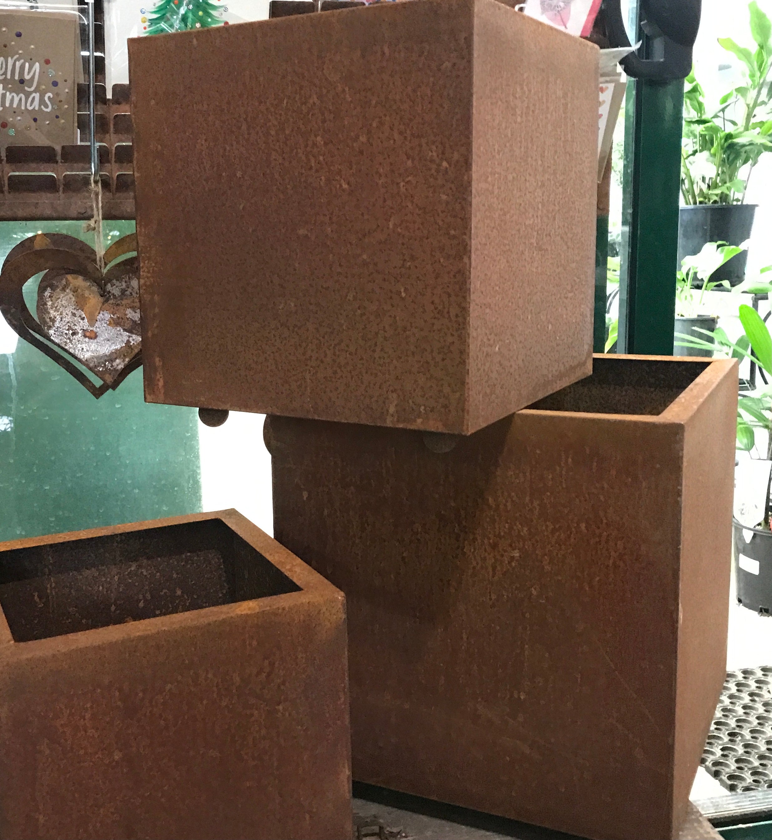 Rusty planters – Millthorpe Garden Nursery